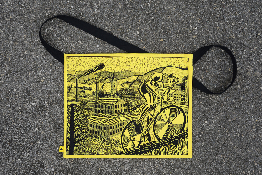 Musette Cycling Luxury Designer Canvas Tote Bag > Progress Packaging