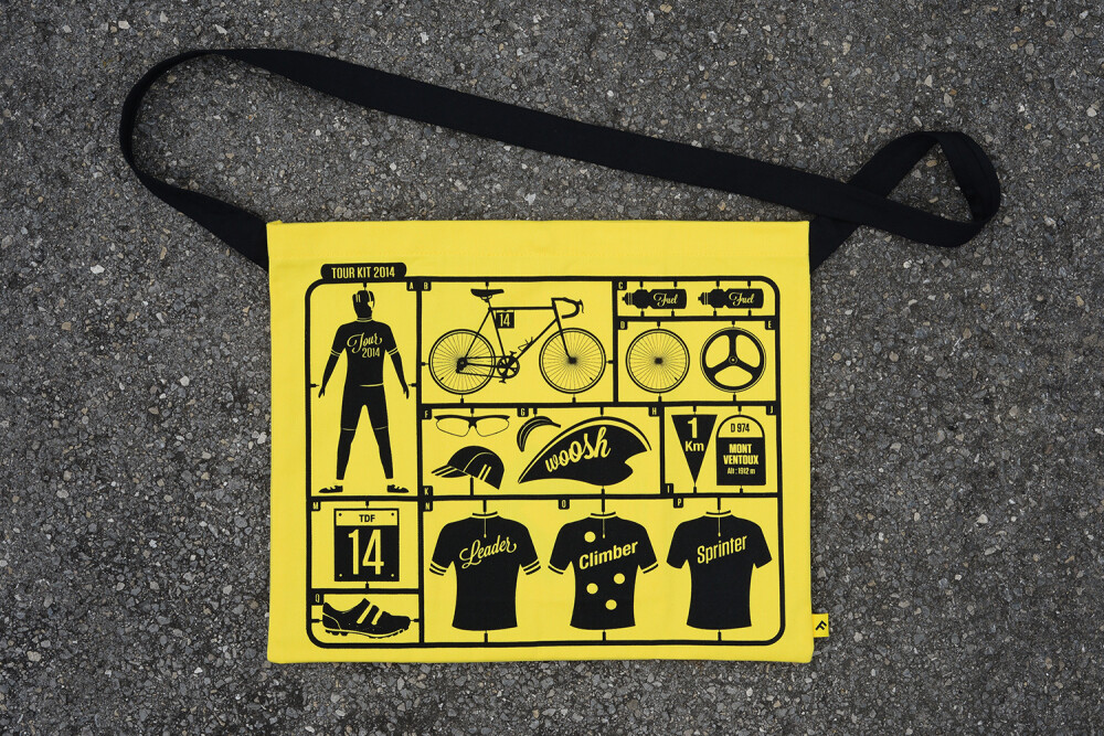 Musette Cycling Luxury Designer Canvas Tote Bag > Progress Packaging
