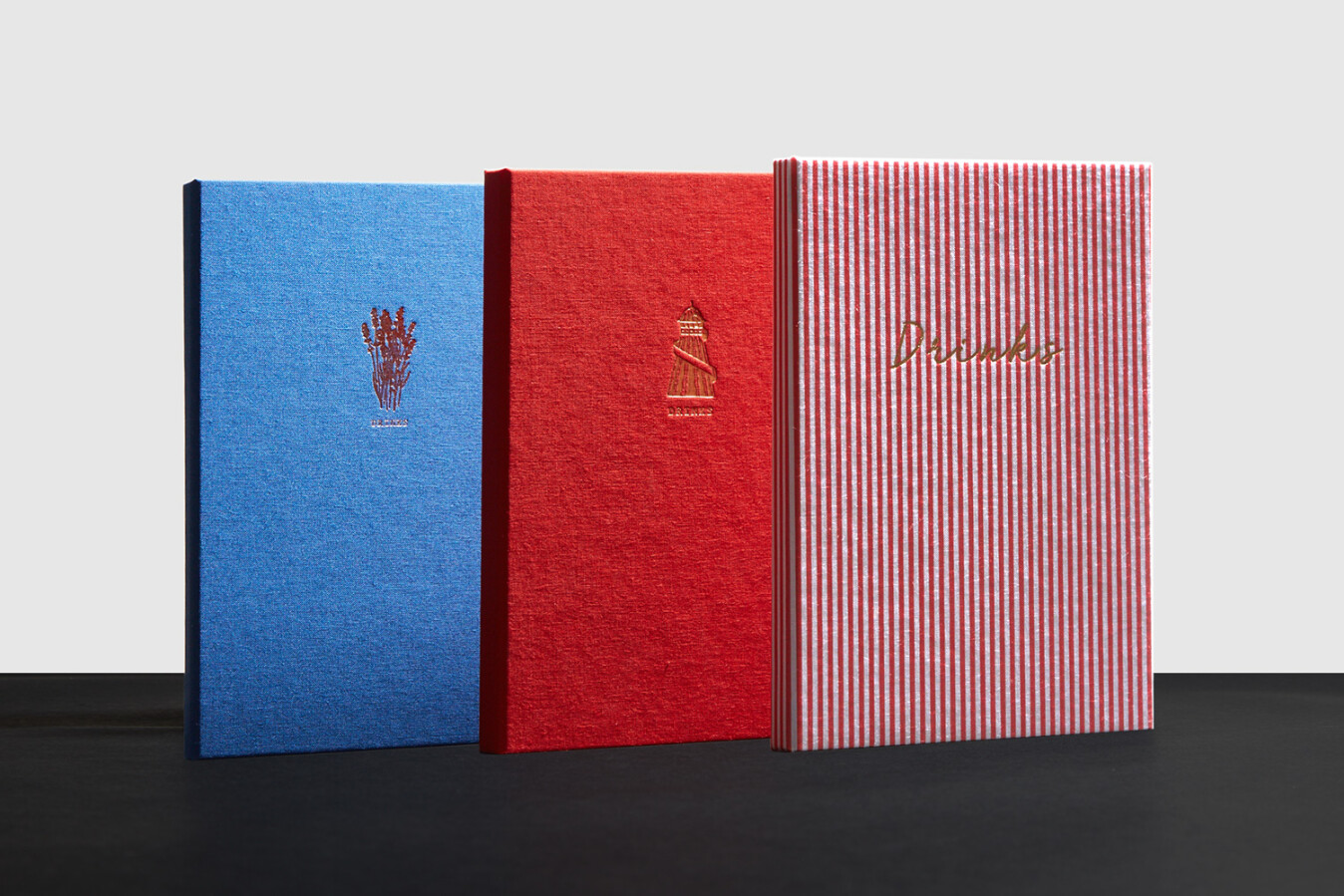 Custom Branded Menu Covers Artists Residence > Progress Packaging