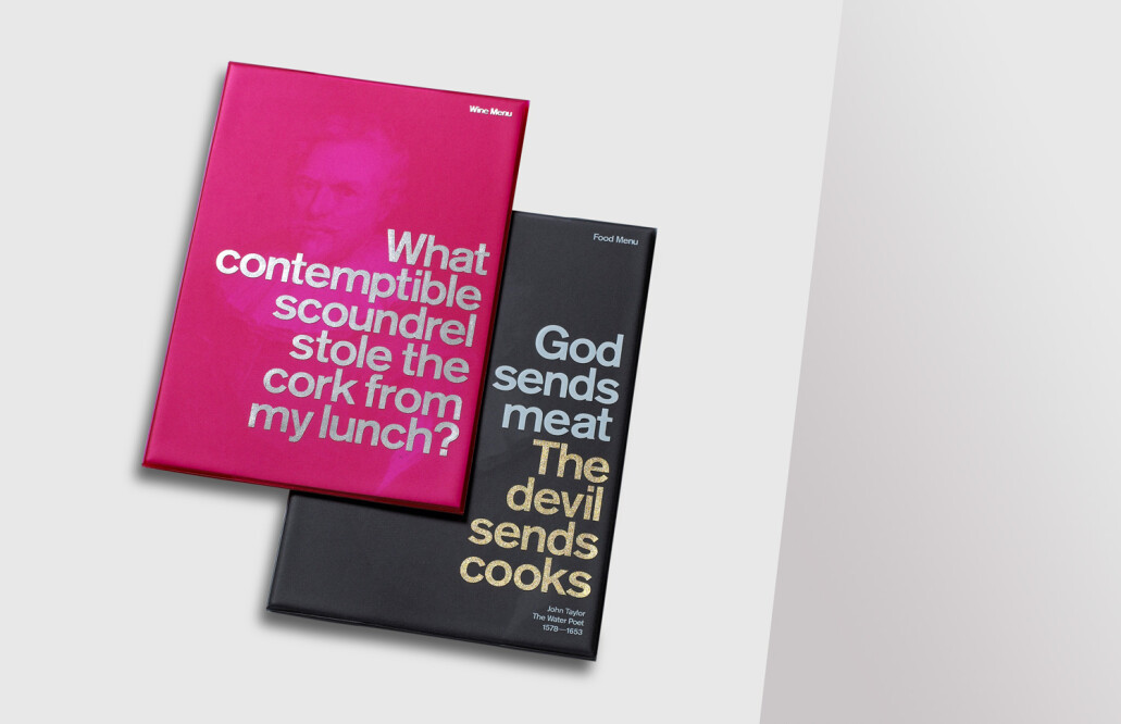 Water Poet Screen Printed PVC Menu Cover > Progress Packaging