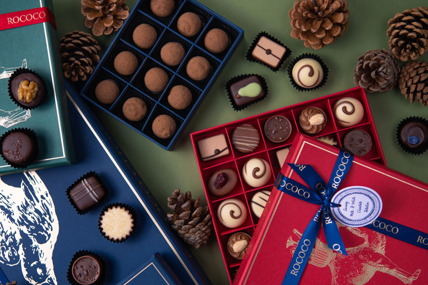 Rococo Chocolates Confectionery Packaging > Progress