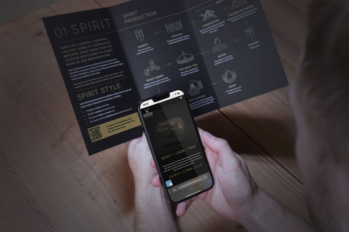 Whisky packaging for Gordon & MacPhail > Progress